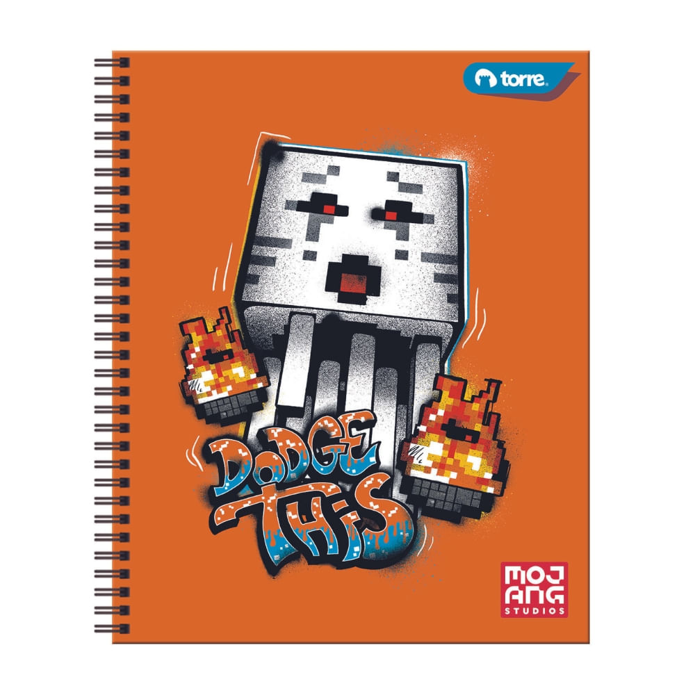 Cuaderno Universitario Minecraft 7mm100h