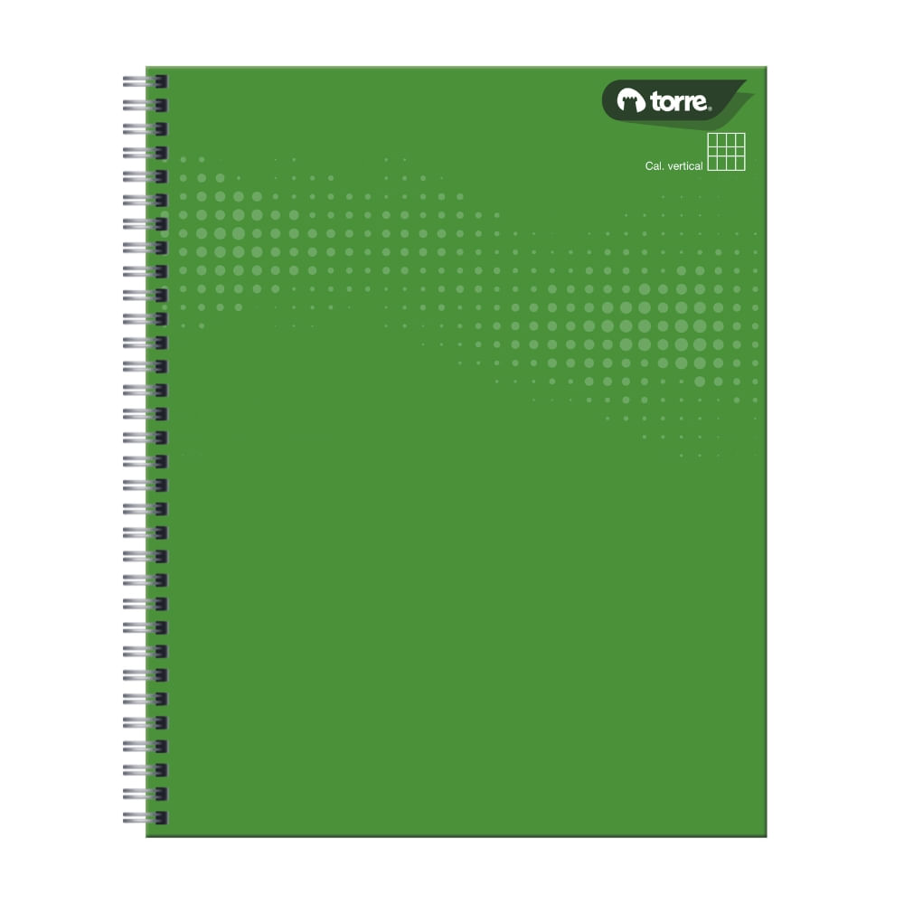 Cuaderno universitario liso caligrafía vertical 100 hjs.