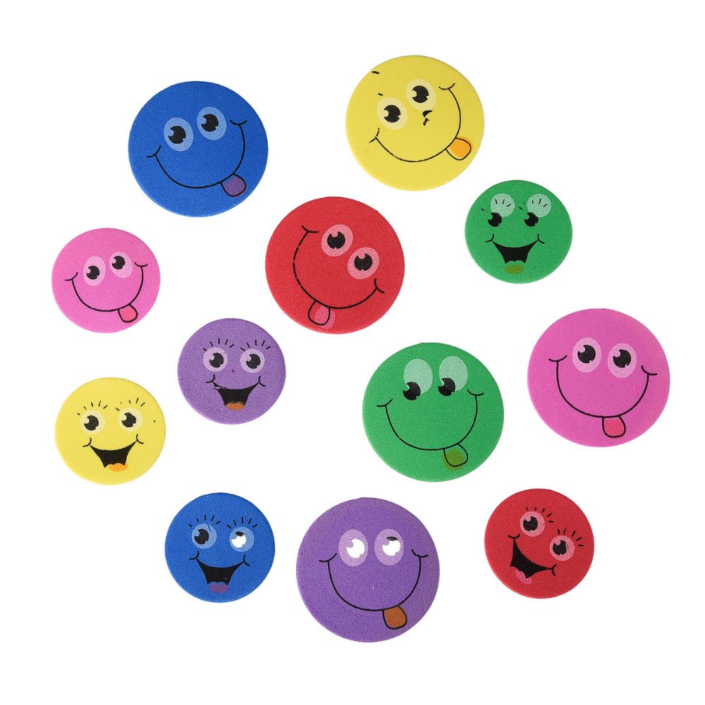 Stickers Goma Eva de Caritas y Emociones