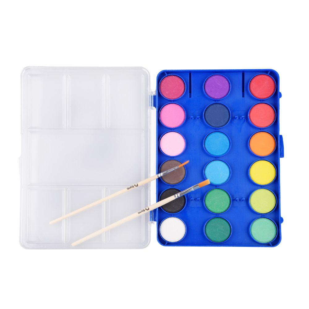 Set Acuarela 18 Colores Incluye 2 Pinceles