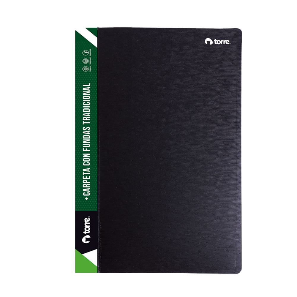 Carpeta con Fundas Tradicional 20 Fundas Formato Oficio